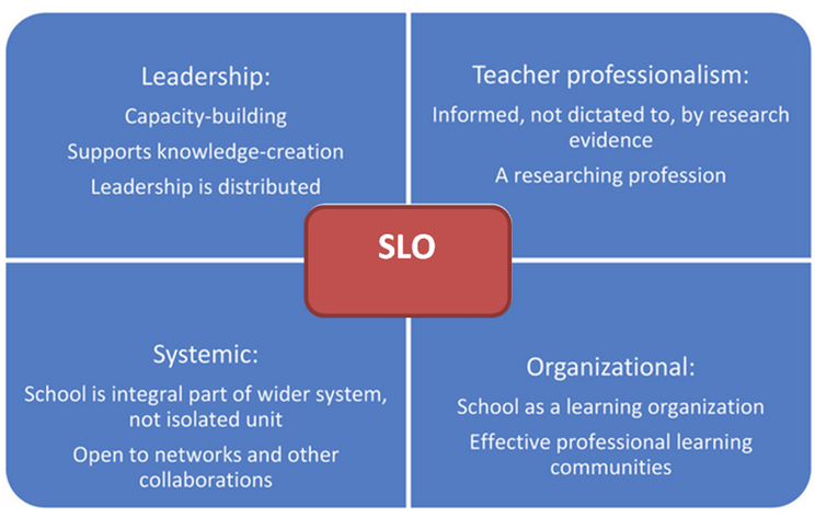 Schools as learning organizations: tips for the Model and its Assessment